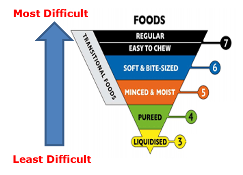 Hierarchy of food textures for patients undergoing radiotherapy (IDDSI ...
